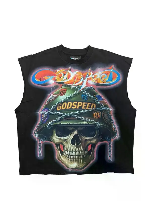 GODSPEED Graphic-print Sleeveless T-shirt