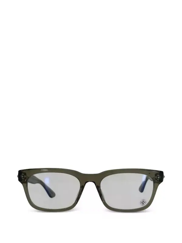 Chrome Hearts Vagilante Rectangle Frame Eyeglasses