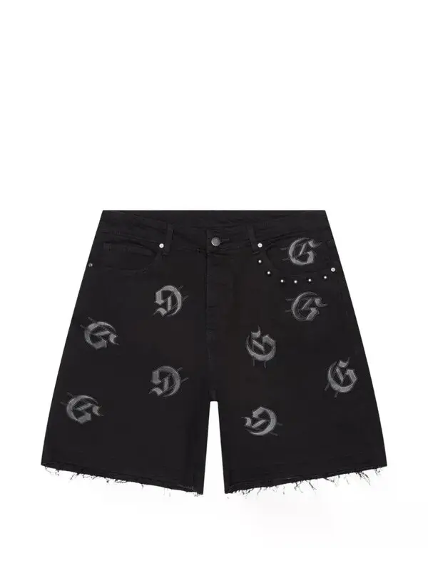 GODSPEED Embroidered Denim Shorts