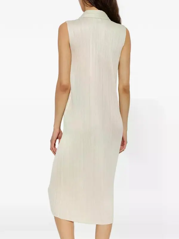Issey Miyake Sleeveless Midi Dress