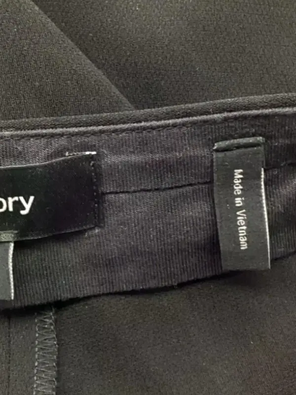 Theory Cropped Slim Fit Trousers
