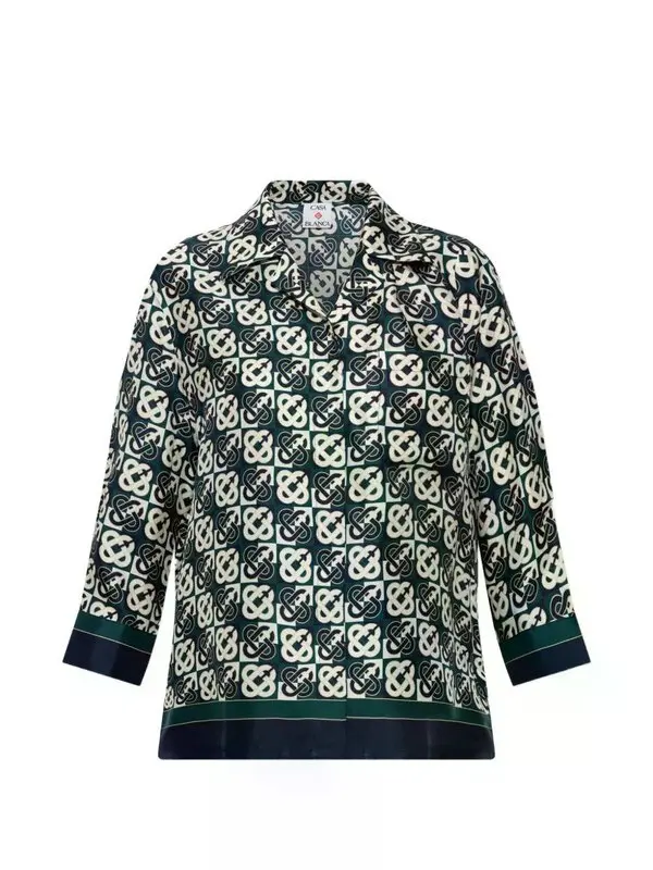Casablanca Silk Monogram Shirt