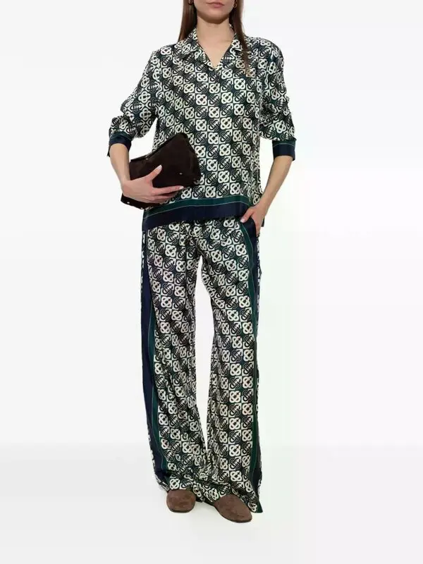 Casablanca Silk Monogram Shirt