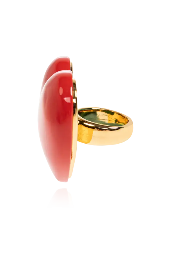 Moschino Ring With Heart Motif