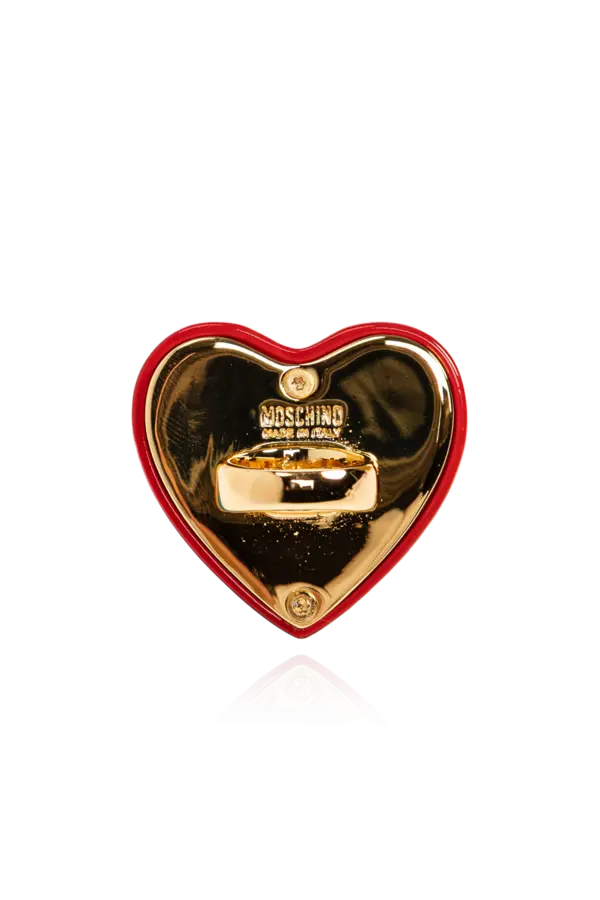 Moschino Ring With Heart Motif