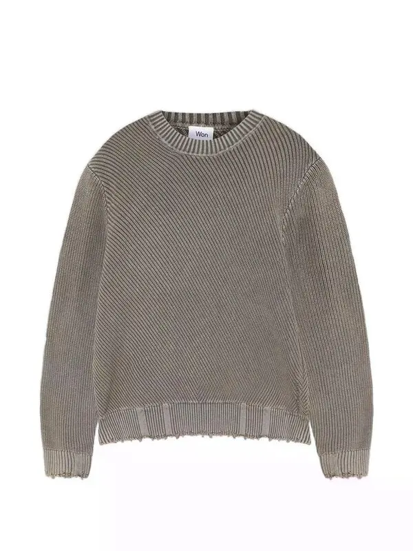 WON HUNDRED Bently Ribbed-knit Sweater - Neutrals