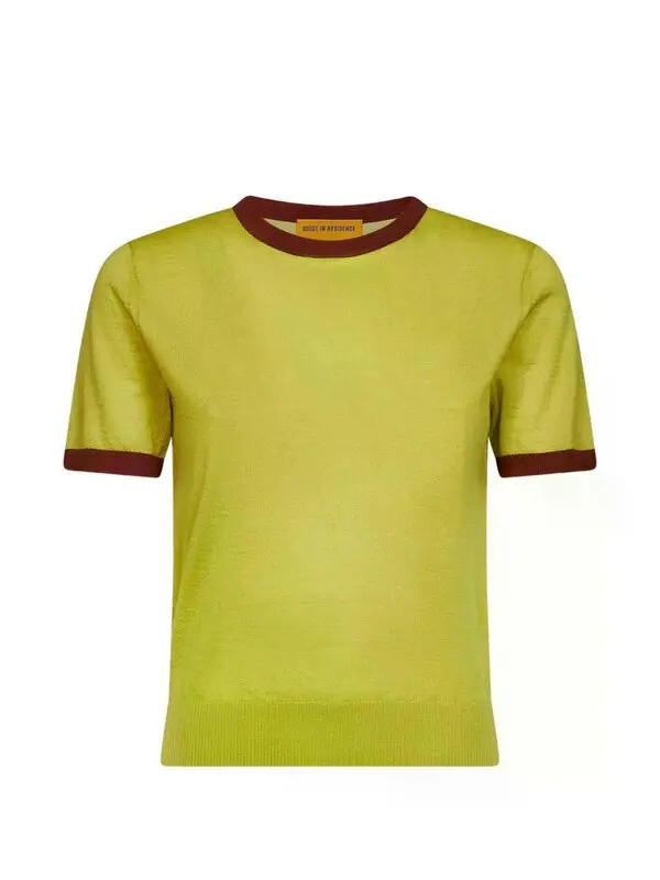 Guest In Residence Airy Cashmere T-shirt - Green
