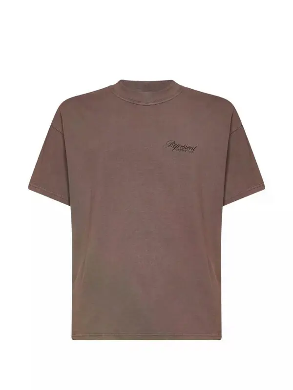 REPRESENT Owners Club Logo-print T-shirt - Brown