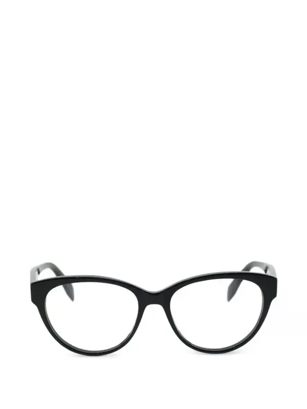Alexander McQueen Cat-eye Frame Glasses - Black