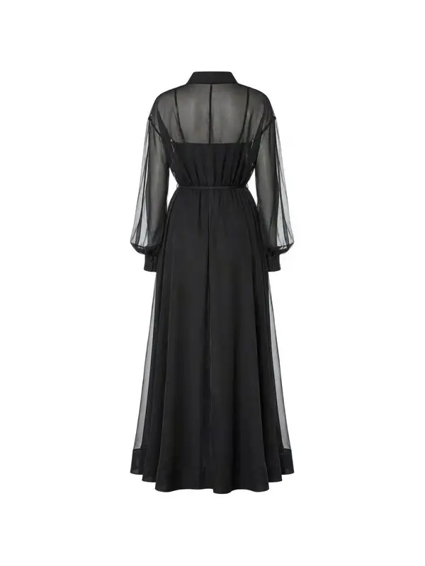 Ted Baker London Sheer Finish Maxi Dress
