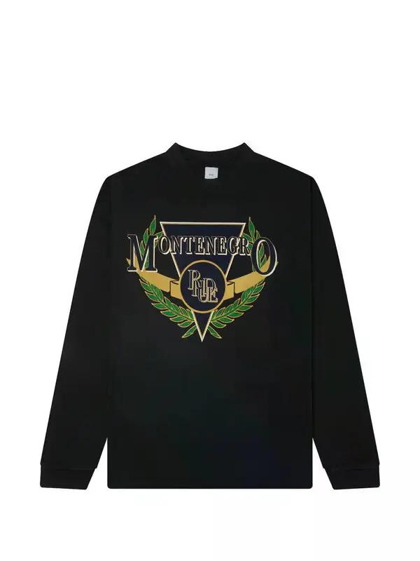 Rhude Montenegro Regatta Long-sleeve T-shirt - Black