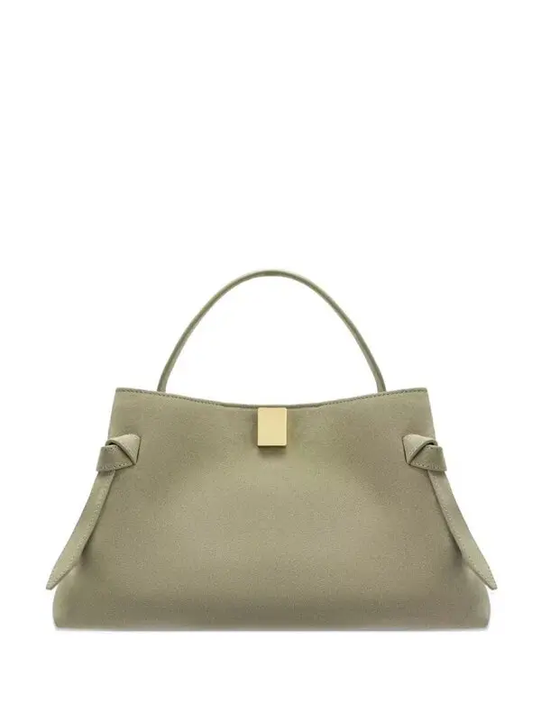Yuzefi Gyoza Suede Tote Bag - Green