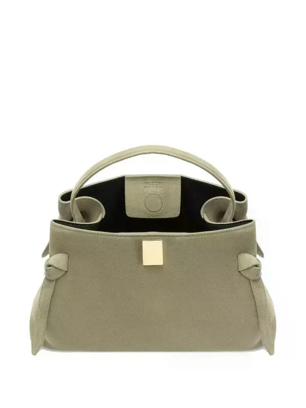 Yuzefi Gyoza Suede Tote Bag - Green