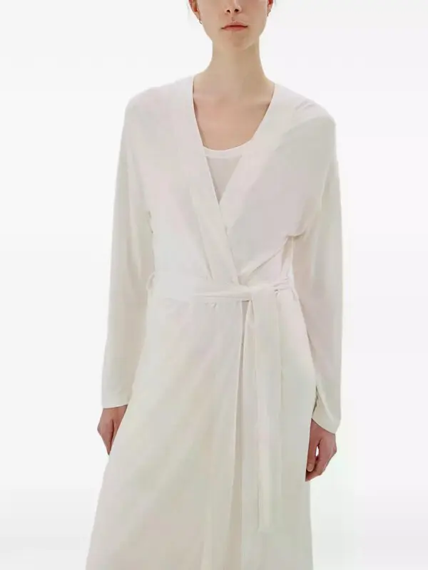 Another Tomorrow Belted Jersey Robe