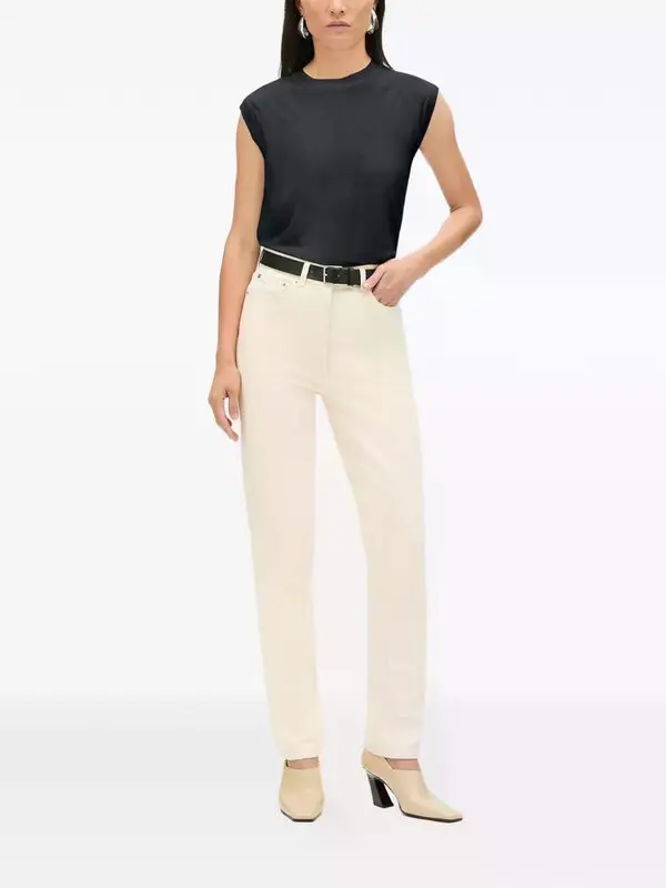 Another Tomorrow Wool Sleeveless Top