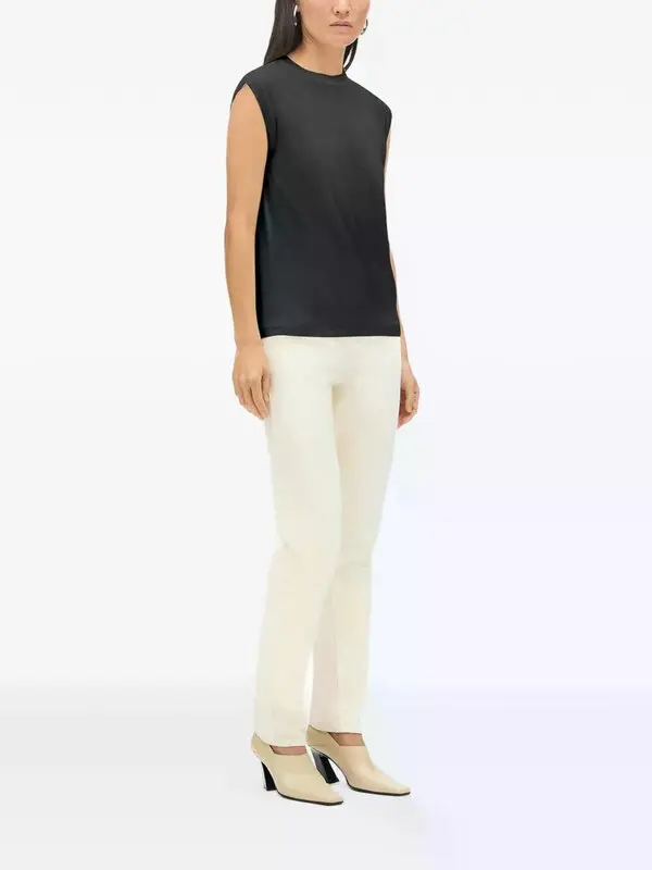 Another Tomorrow Wool Sleeveless Top