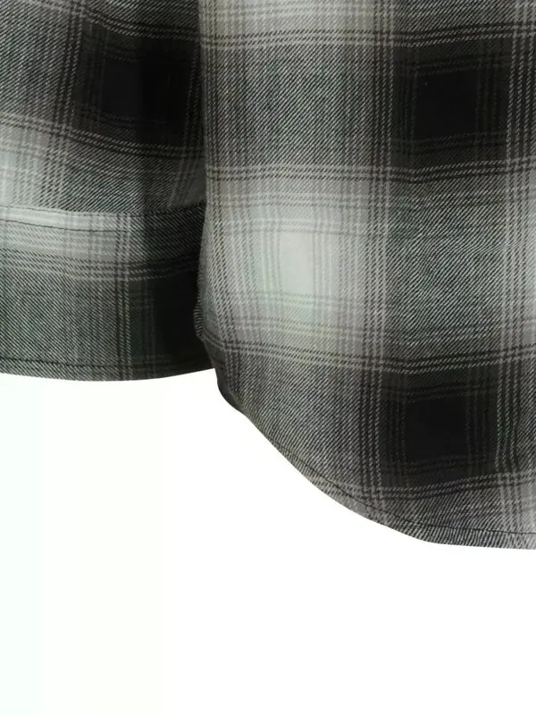 Carhartt Work In Progress Check-pattern Logo-patch Shirt