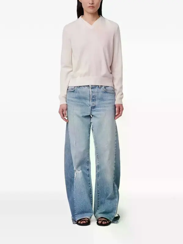 Another Tomorrow Cashmere Draped-neck Sweater