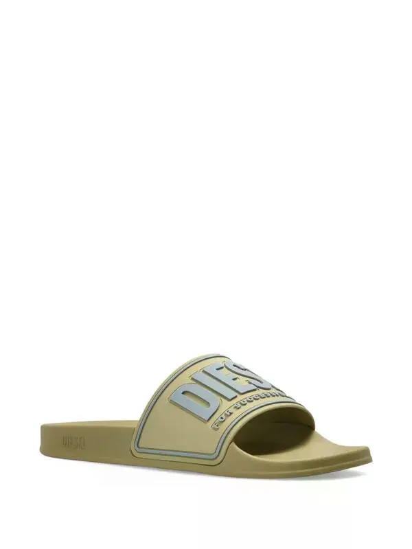 DIESEL® Sa-mayemi Logo-embossed Slides
