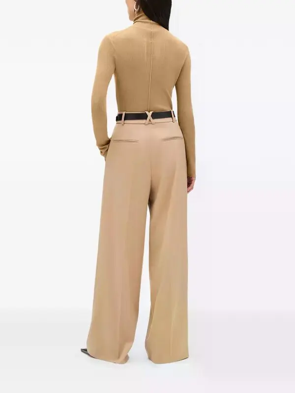 Another Tomorrow Rib-knit Turtleneck Sweater