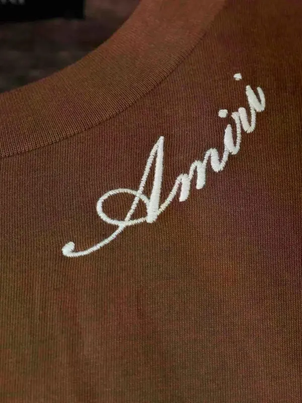 Amiri Logo-embroidered T-shirt