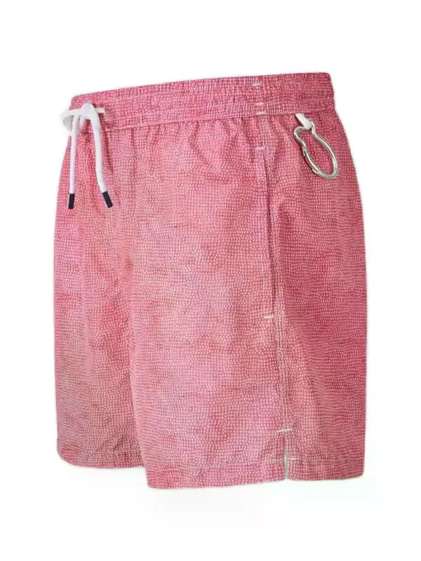 Fedeli Madeira Cross-print Swim Shorts