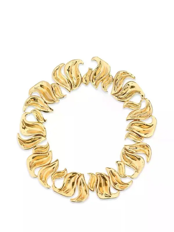 Chloé Flame Motif Necklace - Gold