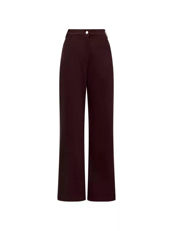 Another Tomorrow Seaming Detail Trousers