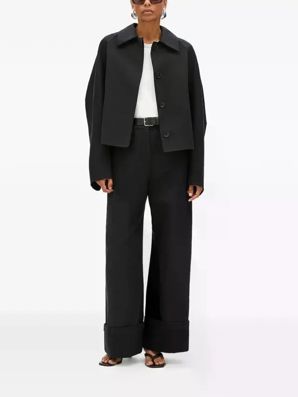 Another Tomorrow Raglan Sleeve Back-flap Jacket