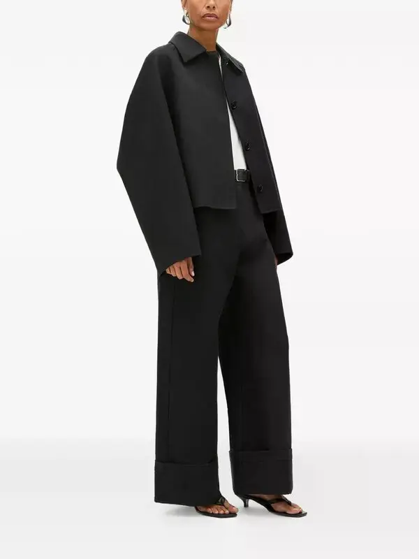 Another Tomorrow Raglan Sleeve Back-flap Jacket