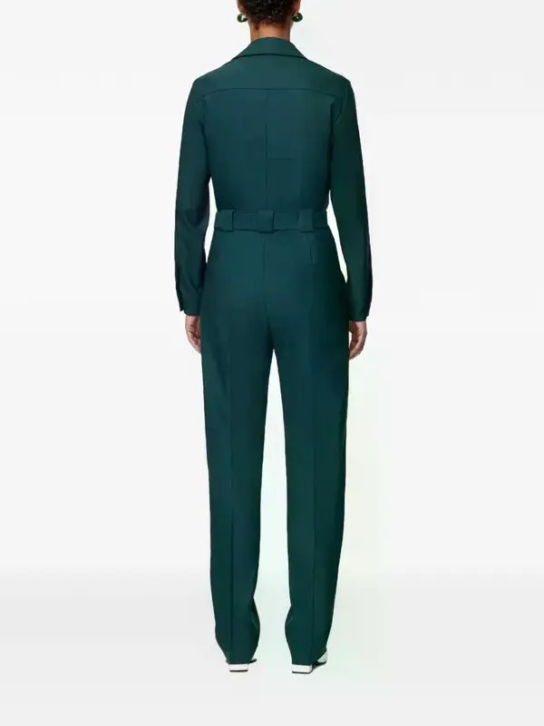 Another Tomorrow Belted Jumpsuit