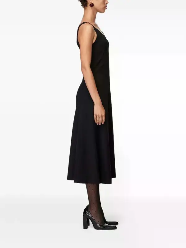 Another Tomorrow Seamed Tank Midi Dress