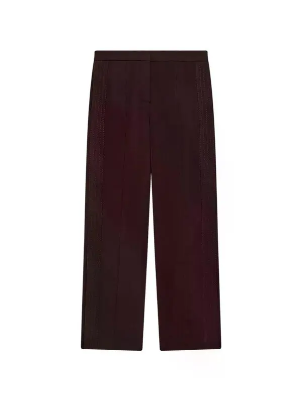 Another Tomorrow Graphic Stitch Relaxed Fit Trousers