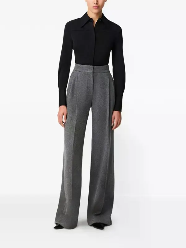 Another Tomorrow Seamed Waist Shirt