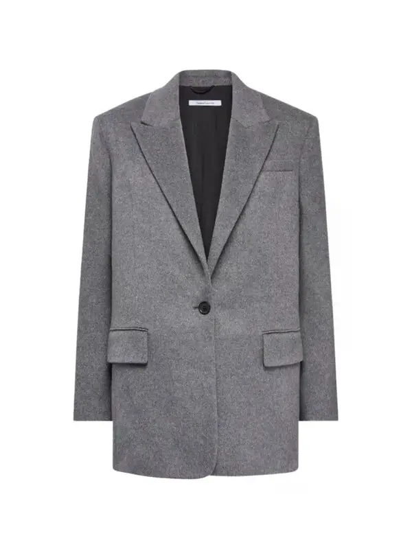 Another Tomorrow Tailored Cashmere Blazer