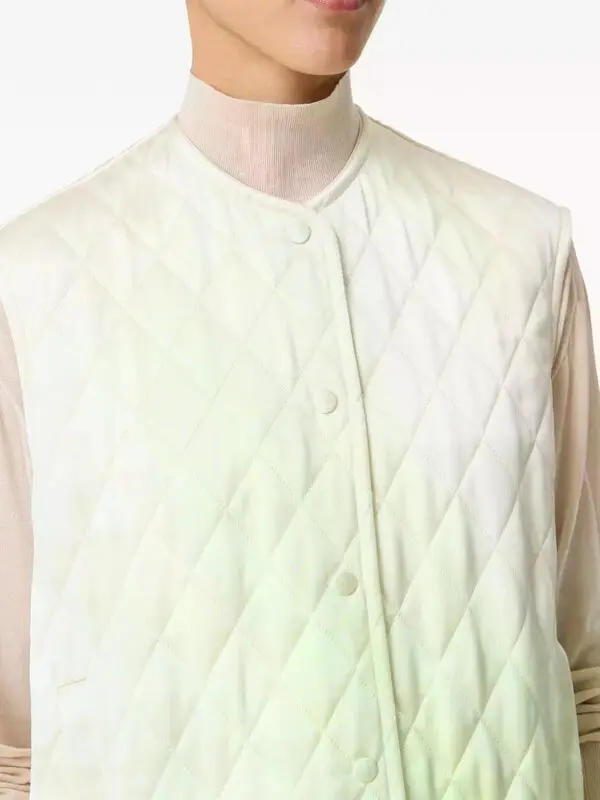 Another Tomorrow Quilted Satin Gilet