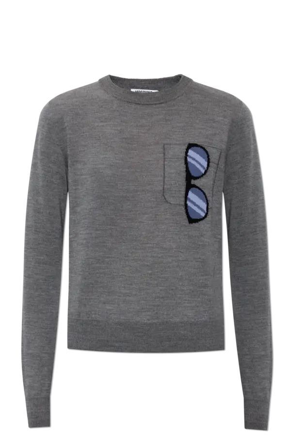 Moschino Wool Sweater - Grey