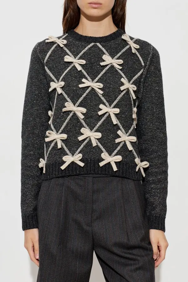 Moschino Sweater With Bows