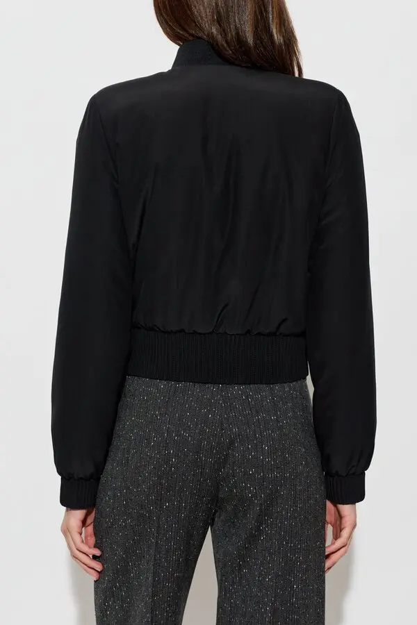 Alexander McQueen Quilted Jacket With Decorative Stitching