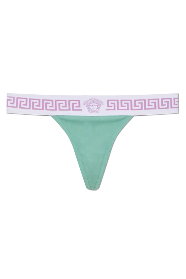 Versace Cotton Thongs - Green