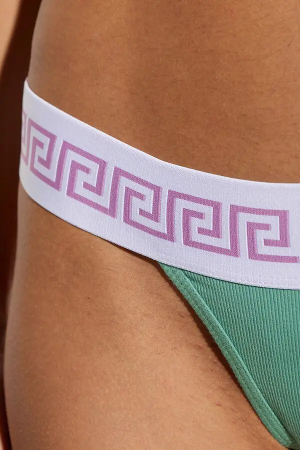 Versace Cotton Thongs