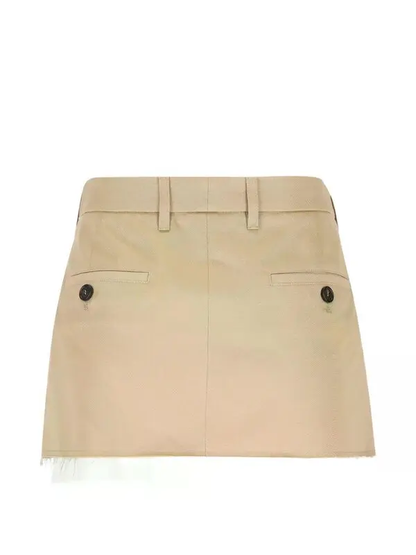 Miu Miu Belt-loop Pleated Mini Skirt