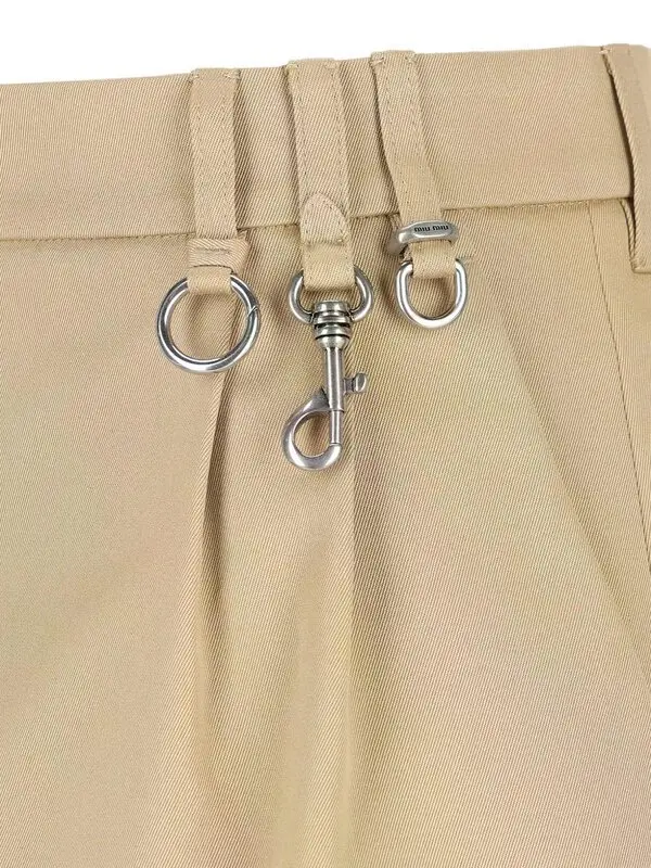Miu Miu Belt-loop Pleated Mini Skirt