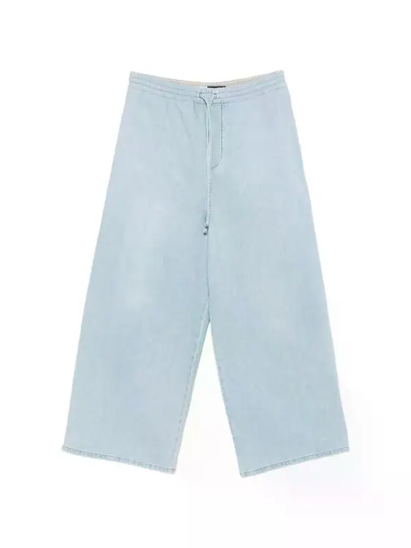 Loewe X Paula's Ibiza Anagram-embroidered Jeans - Blue