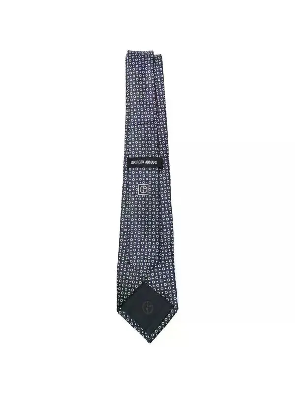 Giorgio Armani Geometric Pattern Tie