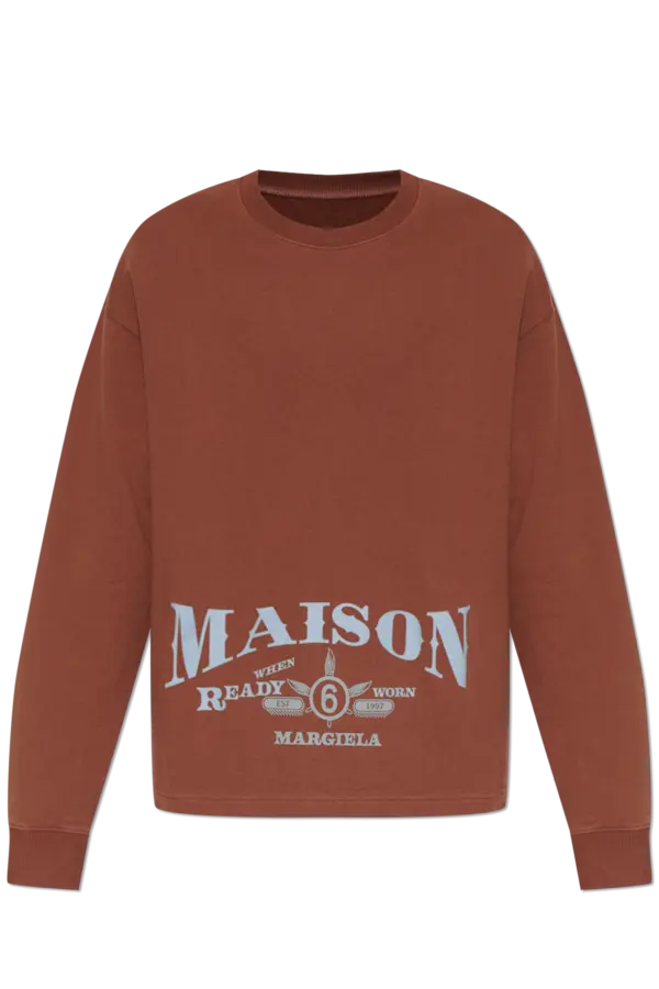 MAISON MARGIELA Sweatshirt With Print - Brown