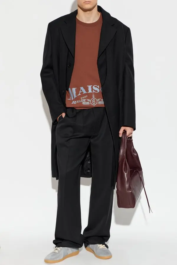 MAISON MARGIELA Crewneck Sweatshirt With Printed Detail