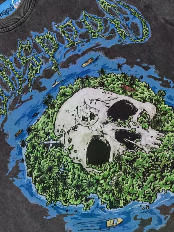 GODSPEED Skull Island Graphic-print T-shirt