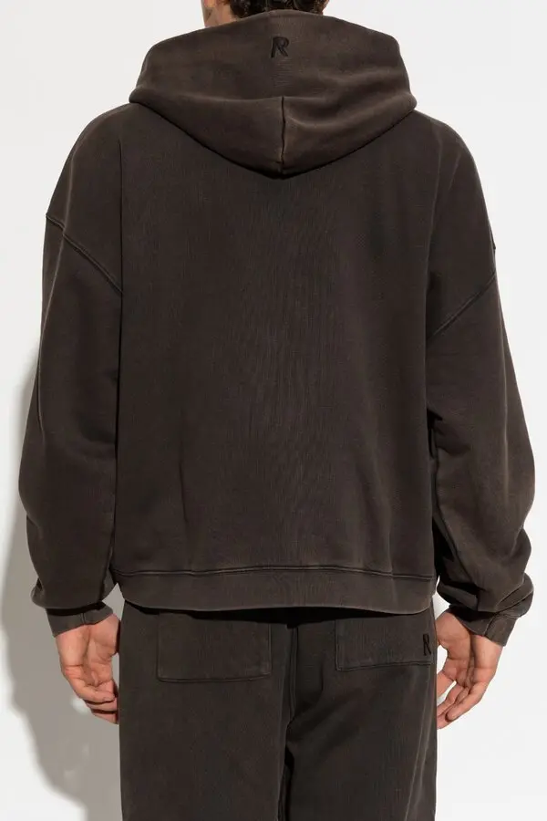 REPRESENT Full Zip Hoodie With Kangaroo Pocket