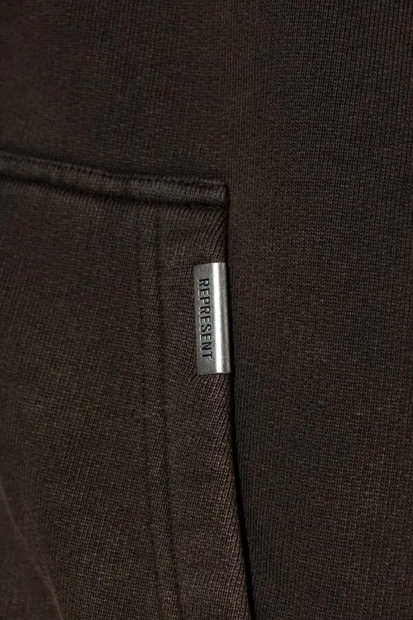 REPRESENT Full Zip Hoodie With Kangaroo Pocket